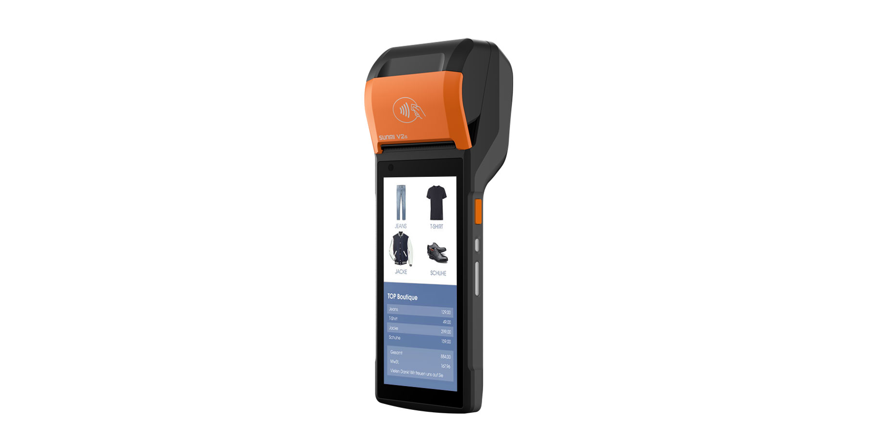 SUNMI V2s | Rugged All-In-One Handheld POS system