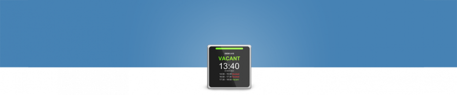 Displays for Room Signage and Time Tracking