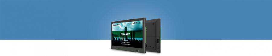 Displays for Room Signage and Time Tracking